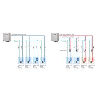 China Coaxial Water Chiller Unit MERV 8 HEPA F9 Ventilation Air Filter for sale