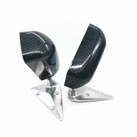 China Universal Car Mirrors with Carbon Pattern Water Transfer for Enhanced Style and Durability for sale