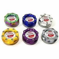 China Aluminum Alloy Oil Cap for Honda Fit Civic Accord Corrosion Resistant High Temperature 6 Colors for sale