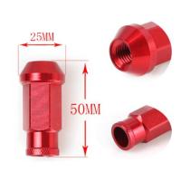 China D1SPEC M12 6065 Aluminum Alloy Lightweight Tire Nut for Cars 25% Weight Reduction for sale