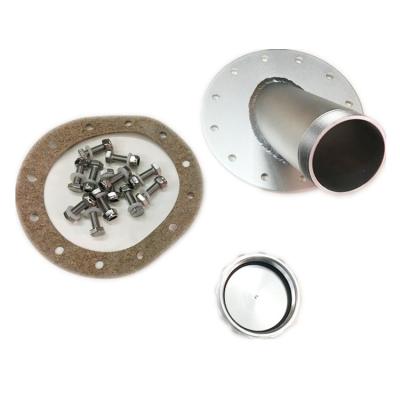 China SPSLD Aluminum Alloy 45 Degree Angled Explosion Proof Fuel Tank Cap 14cm 12 Bolt for Automotive Modification for sale
