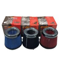 China Modified High-Flow Mushroom Head Air Filter 76MM Carbon Pattern Shiitake Head for sale