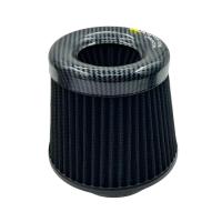 China Modified High-Flow Mushroom Head Air Filter 76MM Carbon Pattern Shiitake Head for sale