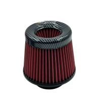 China Modified High-Flow Mushroom Head Air Filter 76MM Carbon Pattern Shiitake Head for sale