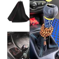 China Matte Finish Faux Leather Gearshift Head Dust Cover 23cm Height 56cm Circumference for sale