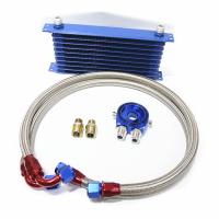 China Universal Car Engine Oil Cooler Radiator 10 Row Aluminum for Vehicle Modification for sale