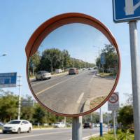 China Acrylic Convex Mirror Wide-Angle Road Safety Mirror With Wide Field Of View & Clear Reflection For Traffic Security for sale