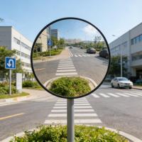 China Acrylic Convex Mirror Wide-Angle Road Safety Mirror With Wide Field Of View & Clear Reflection For Traffic Security for sale