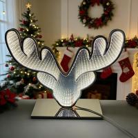 China USB Christmas Abyss Mirror Light - Easy Install Holiday Decor With Endless Reflection for sale