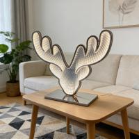 China USB Christmas Abyss Mirror Light - Easy Install Holiday Decor With Endless Reflection for sale