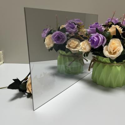 China Two Way Mirror Acrylic Sheets Factory Direct Acrylic Semi-Transparent Mirror With Cutting Service For Decoration for sale