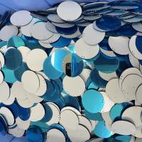China Set of 12pcs Laser Cut 1.3mm 60*53mm Oval Shape Silver Mirror Acrylic Sheet with Adhesive & Grey Paint for sale