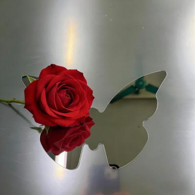 China Custom Laser Cut PS Two-Way Mirror Butterfly – Light Transmitting & Customizable Design for sale