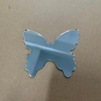 China Acrylic Mirror Cut To Size Custom Shape Laser Cut Acrylic Mirror Sheet Butterfly-shaped Acrylic Mirror for sale