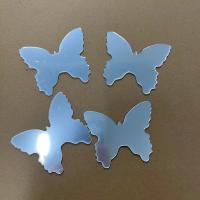 China Acrylic Mirror Cut To Size Custom Shape Laser Cut Acrylic Mirror Sheet Butterfly-shaped Acrylic Mirror for sale