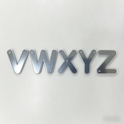 China Custom Acrylic Mirror Sheets Laser Cut Letters Numbers Or Any Shape For Signage Displays And Decorative Applications for sale