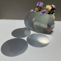 China Diameter 125mm PMMA Concave Semi Transparent Mirror for Automotive 3D Abyss Lamp Car Abyss Light Concave Acrylic Half Mirror for sale