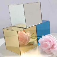 China 1.0MM Colorful Glossy Acrylic Mirror Sheets with Paint Backed Flexible Wall Mouted Plastic Mirror Panel for Advertising and Decor for sale