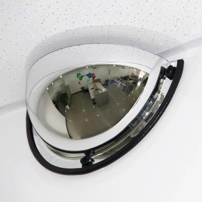China Acrylic Spherical Convex Mirror 180° and 360° Dome Safety Blind Spot Mirror for sale