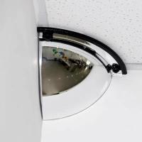 China Acrylic Spherical Convex Mirror 180° and 360° Dome Safety Blind Spot Mirror for sale