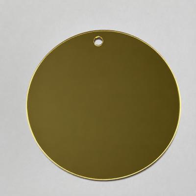 China Mirror sticker 1.0mm Acrylic gold mirror for decoration and celebration for sale