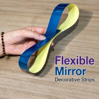 China DIY mirror wall sticker Self-Adhesive Shatter- Flexible Decal for Living Room Bathroom for sale