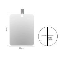 China New Anti-fog Mirror Women Shower Bathroom Handheld Mirror Support Suspension Men's Shaving PC Fogless Mirror for sale