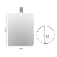 China New Anti-fog Mirror Women Shower Bathroom Handheld Mirror Support Suspension Men's Shaving PC Fogless Mirror for sale