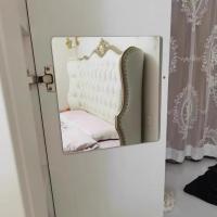 China Wholesale self-adhesive acrylic mirror wall mirror Shatterproof Flexible Plastic Mirror Sheets for Bedroom Home Gym Door for sale