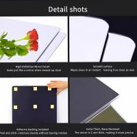 China Wholesale self-adhesive acrylic mirror wall mirror Shatterproof Flexible Plastic Mirror Sheets for Bedroom Home Gym Door for sale