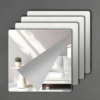 China Wholesale self-adhesive acrylic mirror wall mirror Shatterproof Flexible Plastic Mirror Sheets for Bedroom Home Gym Door for sale