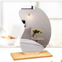 China Best Sell Wholesale Irregular Mirror Cloud Shaped Girls Handmade Diy Mirror Acrylic Makeup Mirror Wholesale for sale