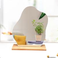 China Best Sell Wholesale Irregular Mirror Cloud Shaped Girls Handmade Diy Mirror Acrylic Makeup Mirror Wholesale for sale