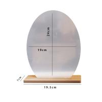 China Custom acrylic mirror shape Custom Shape Acrylic Makeup Mirror Factory OEM ODM Shatterproof Vanity Mirror for sale