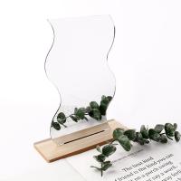 China Custom acrylic mirror shape Custom Shape Acrylic Makeup Mirror Factory OEM ODM Shatterproof Vanity Mirror for sale