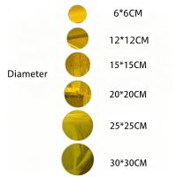 China Shatterproof PMMA Acrylic Mirror Sticker Decorative acrylic mirror Mirror wall panel custom shape and size laser cut for sale