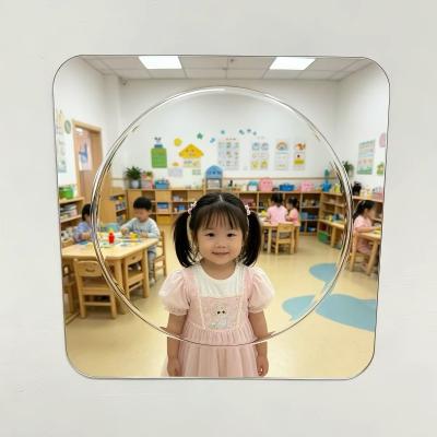 China PMMA Acrylic Convex Wall Mirror Safety Bubble Mirror Anti-Theft Ecofriendly Backing Durable for Kids Sensory Development for sale