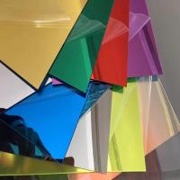 China Colored Acrylic Mirror Red Green Blue Gold Laser Cuttable Decor Mirror Sheet for sale
