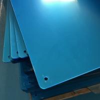 China Blue Colored Acrylic Mirror Sheet PMMA Creative Art Project Panel for Exhibition Installation for sale