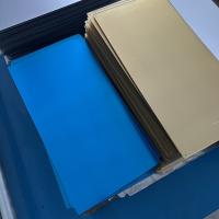 China Blue Colored Acrylic Mirror Sheet PMMA Creative Art Project Panel for Exhibition Installation for sale
