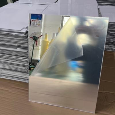 China Factory Direct Silver Mirrored PMMA Acrylic Sheet for Indoor Signage Advertising Display Board for sale