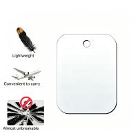 China 35 x 45cm Rectangular Anti Fog PC Mirror Full Body View Shatter Resistant OEM Custom Size for sale