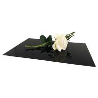 China Black PET Mirror Sheet 1220x1830mm Flexible Plastic Mirror Panel for Stage Decor Photography Visual Merchandising for sale