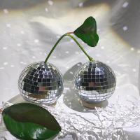 China PET Plastic Mirror Mosaic Cherry Disco Ball Reflective Mirror Ornament for Home Ambient Decor Living Room and Bedroom Desktop Decorations Creative Gift for sale