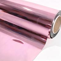 China Special Effect PET Mirror Film Self Adhesive Wrap Vinyl Custom Shape Cuttable Decoration Roll for sale