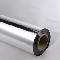 China PET Mirror Chrome Silver Roll Film Self Adhesive Wedding Decoration Vinyl DIY Craft Cuttable Sheet for sale