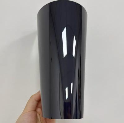 China Silver Self Adhesive PET Mirror Vinyl Film Car Sticker Decoration Roll Cuttable Craft Sheet for sale