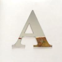 China OEM Factory Wholesale 26 Letters Acrylic Mirror Wall Stickers DIY Alphabet Mirror Decoration for Dorm Restaurant Kids Early Learning for sale