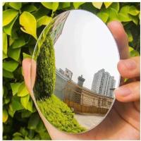 China Multi Application Acrylic Convex Rearview Mirror Shatterproof PMMA Stroller Bicycle Helmet Scooter Wide Angle for sale