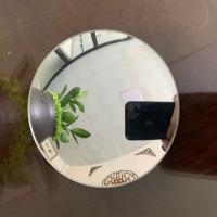 China Shatterproof Acrylic Plastic Convex Mirror Baby Stroller Rearview Mirror Wide Angle Clear View Infant Safety for sale